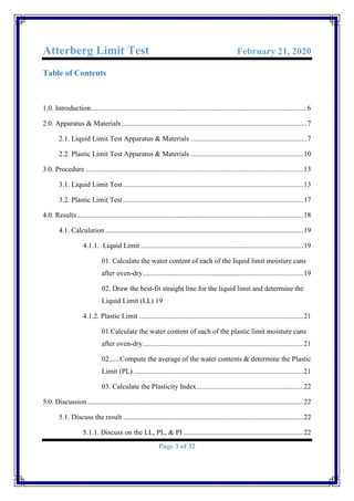 Atterberg Limit Test | PDF