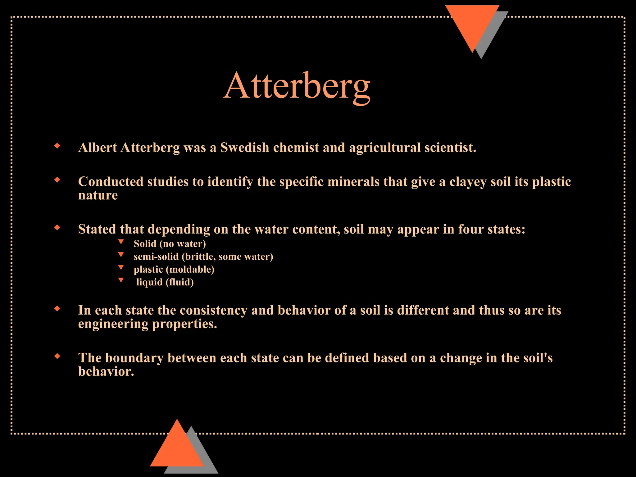 Atterburg Limits test- Liquid limit, Plastic Limit and plasticity | PPT