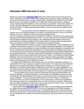 ATTESTATION MEA | PDF