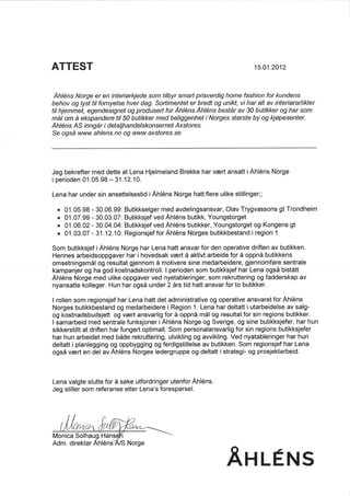 Attest ÅHLÈNS | PDF