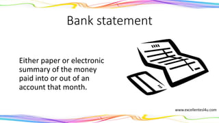 ESL at the bank flashcards | PDF