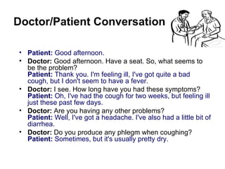 At the doctor's | PPT