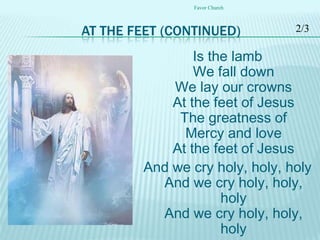 At The Feet | PPTX