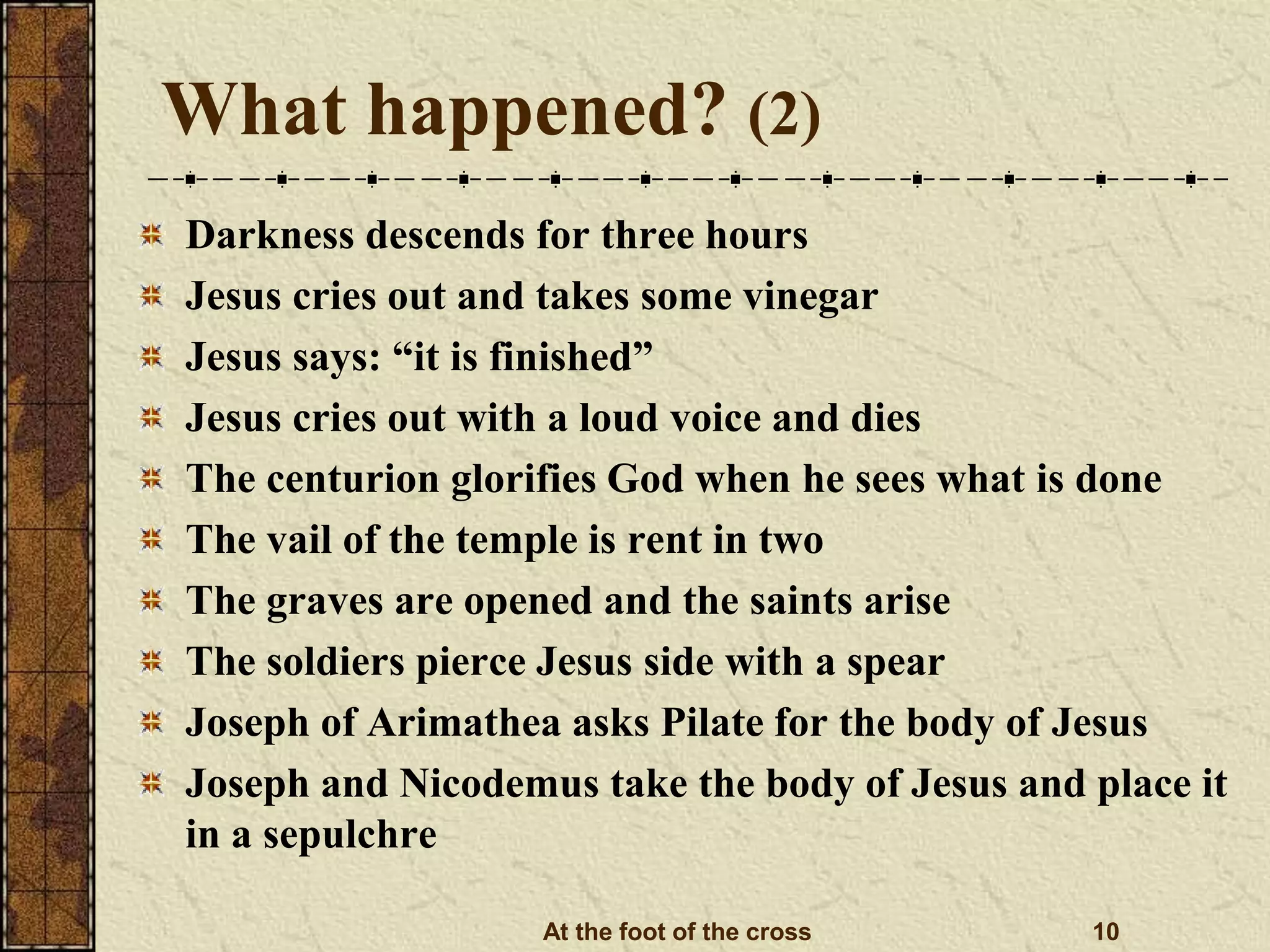 At the foot of the cross 1 | PPTX