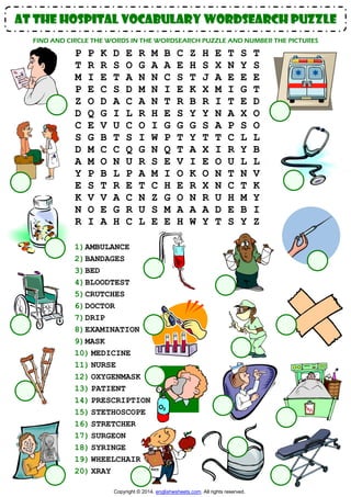 At the hospital puzzle | PDF