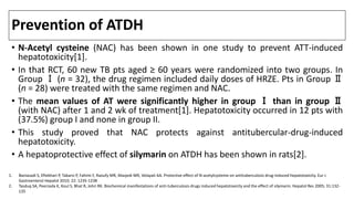 Antitubercular agents in TB patients with Chronic Liver disease (CLD ...
