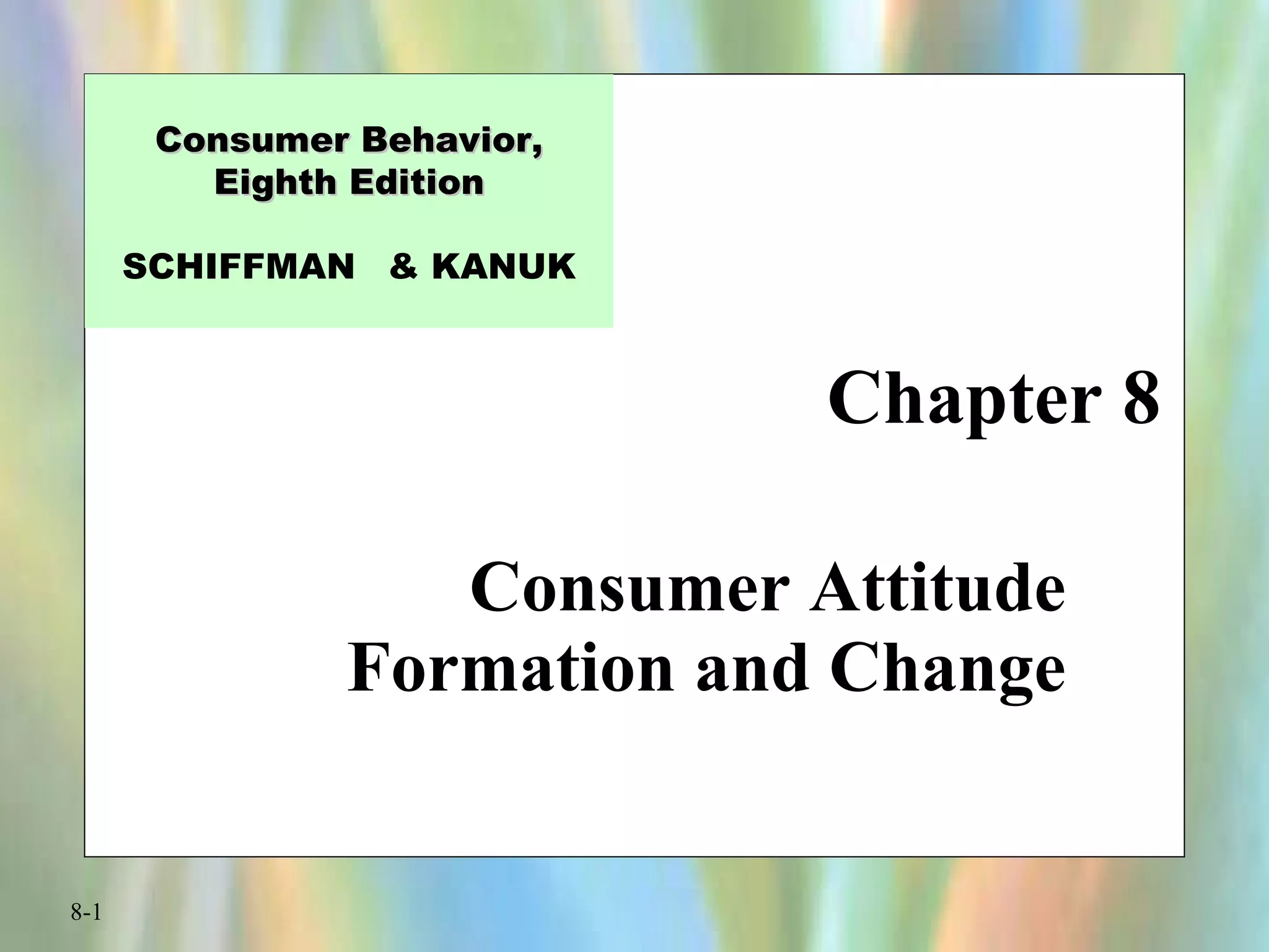 Consumer Behaviour - Attitude | PPT