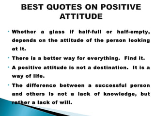 Attitude Is Everything Importance In Hospitality Industry | PPT