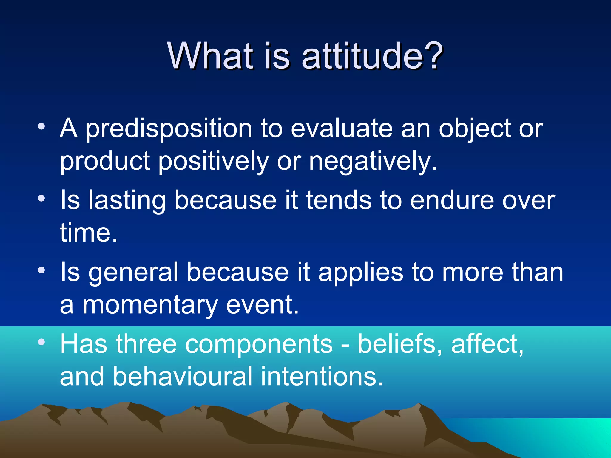 Attitude | PPT