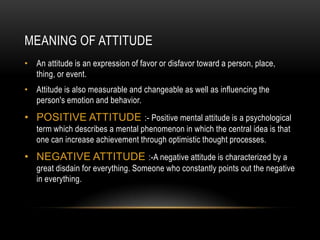 Attitude | PPTX