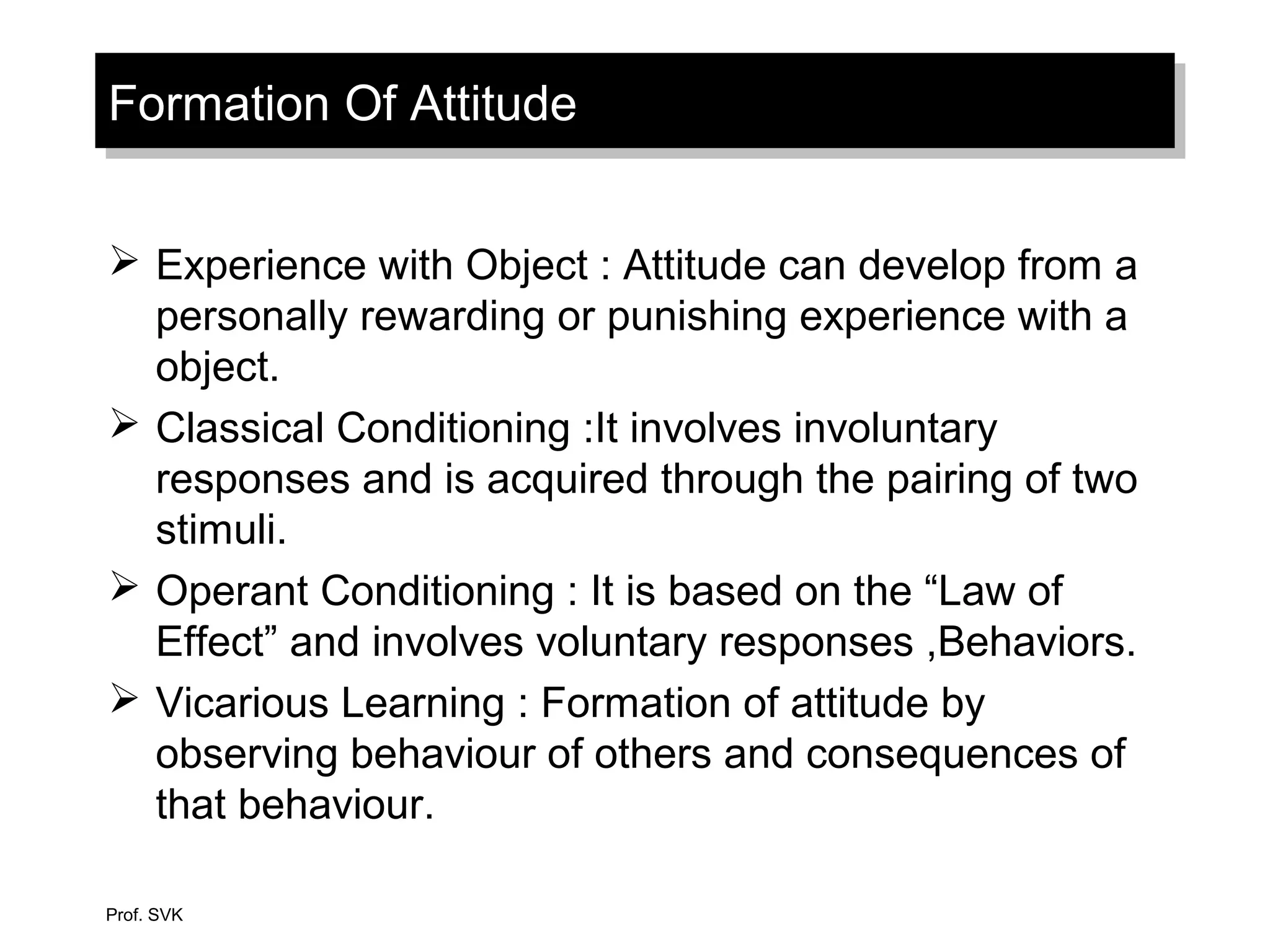 Attitude- Organisational Behaviour | PPT