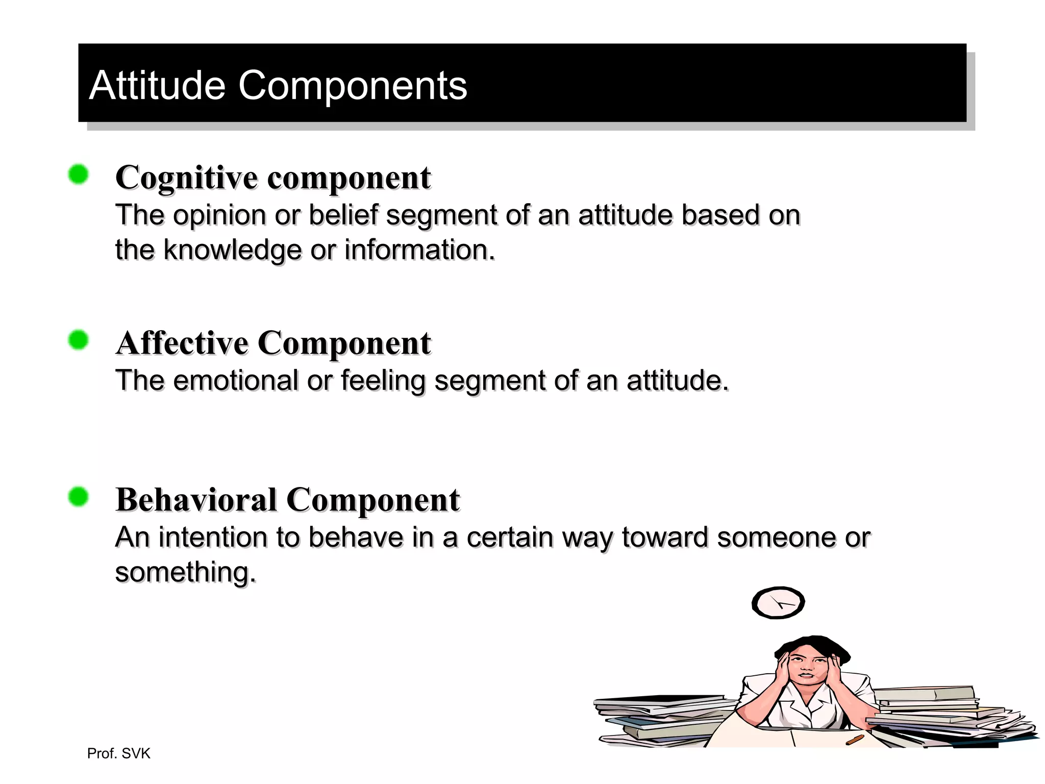 Attitude- Organisational Behaviour | PPT