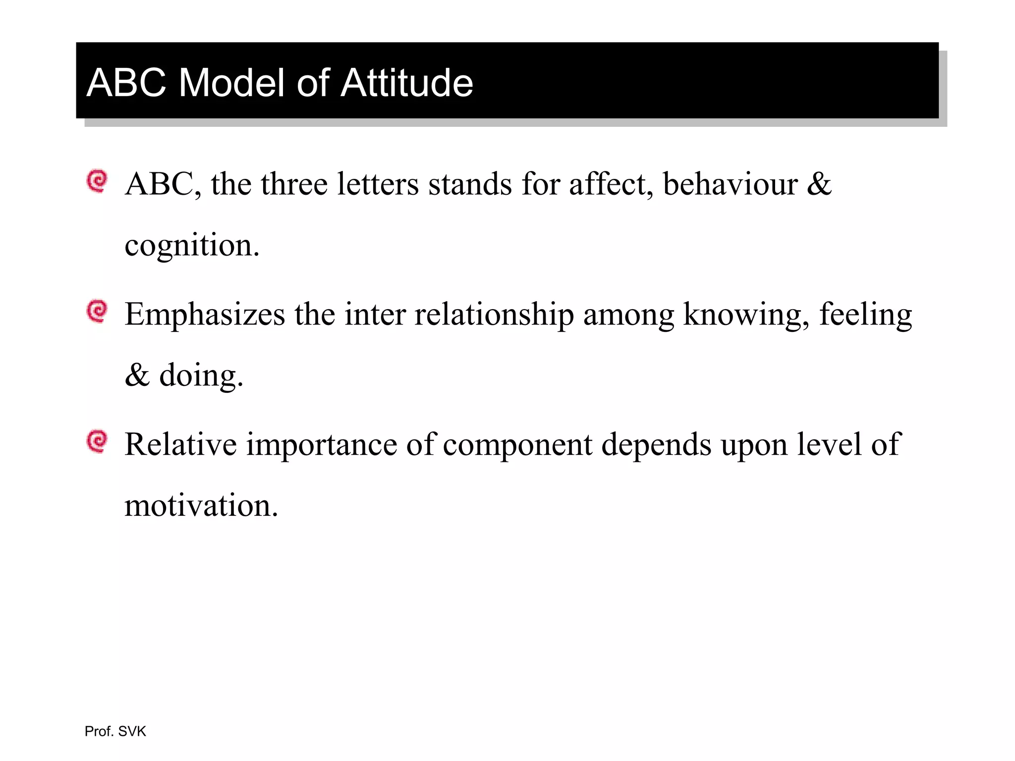 Attitude- Organisational Behaviour | PPT