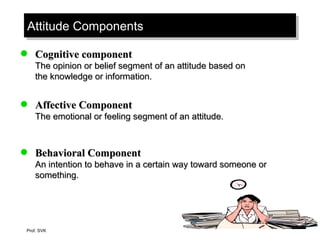Attitude- Organisational Behaviour | PPT