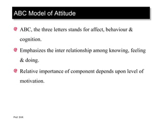 Attitude- Organisational Behaviour | PPT
