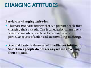 Attitude - Organizational Behaviour | PPTX