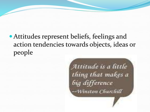 Attitude - Organizational Behaviour | PPTX