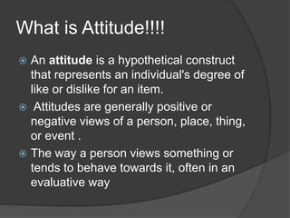 Attitude | PPTX