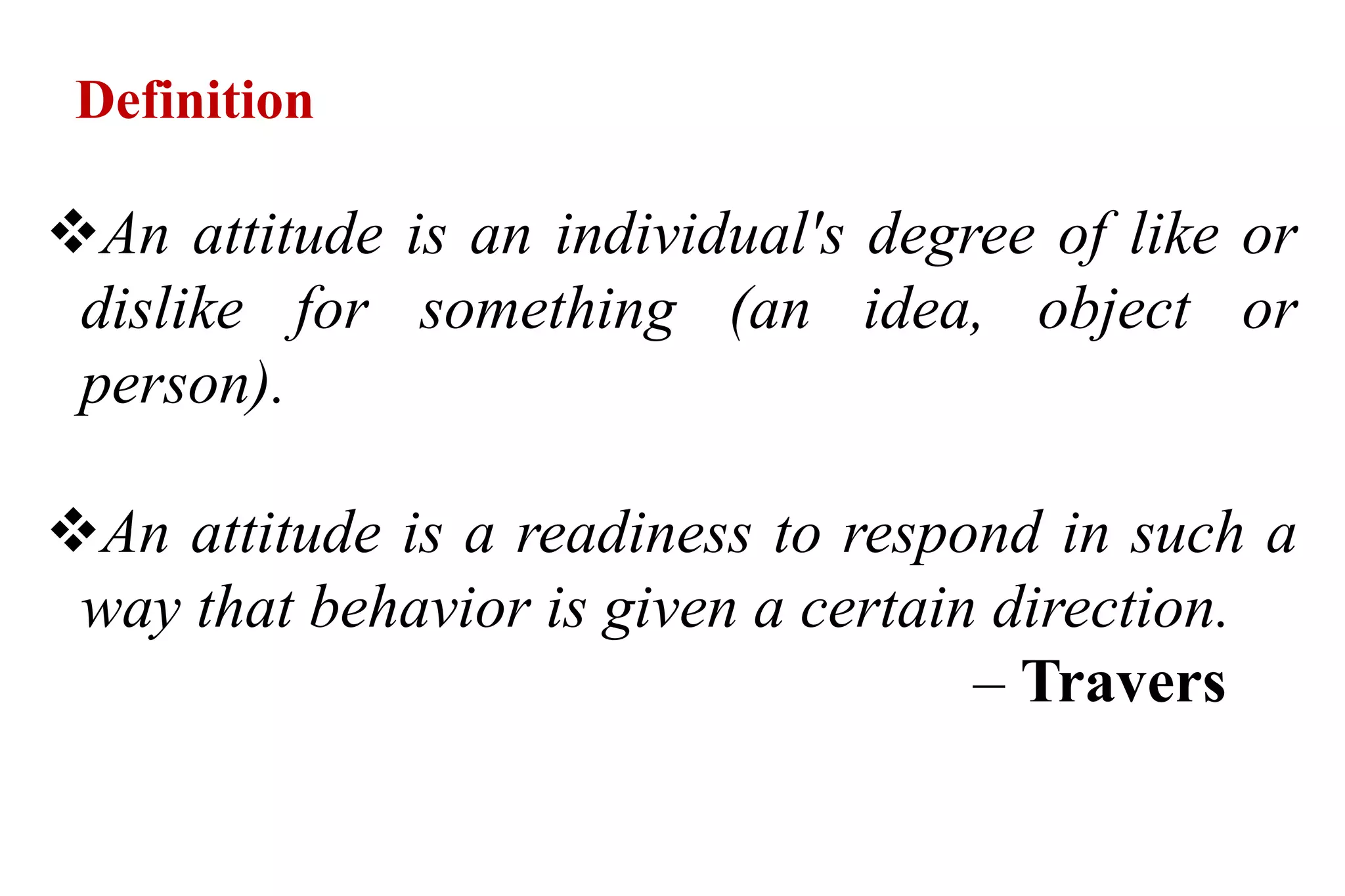 Attitude- Psychology | PPTX