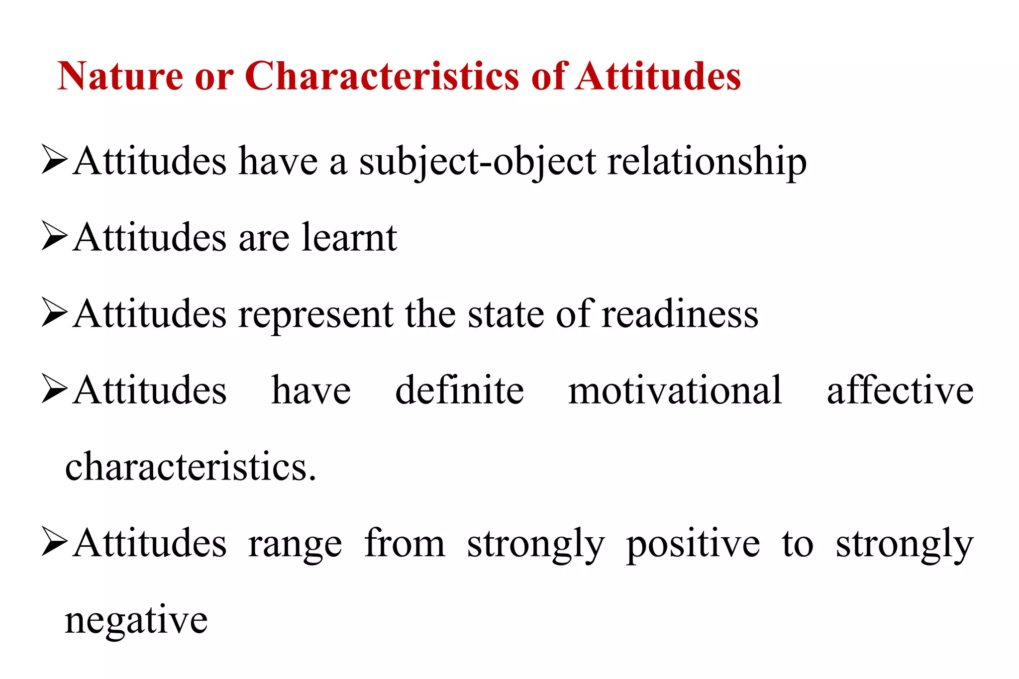 Attitude- Psychology | PPTX