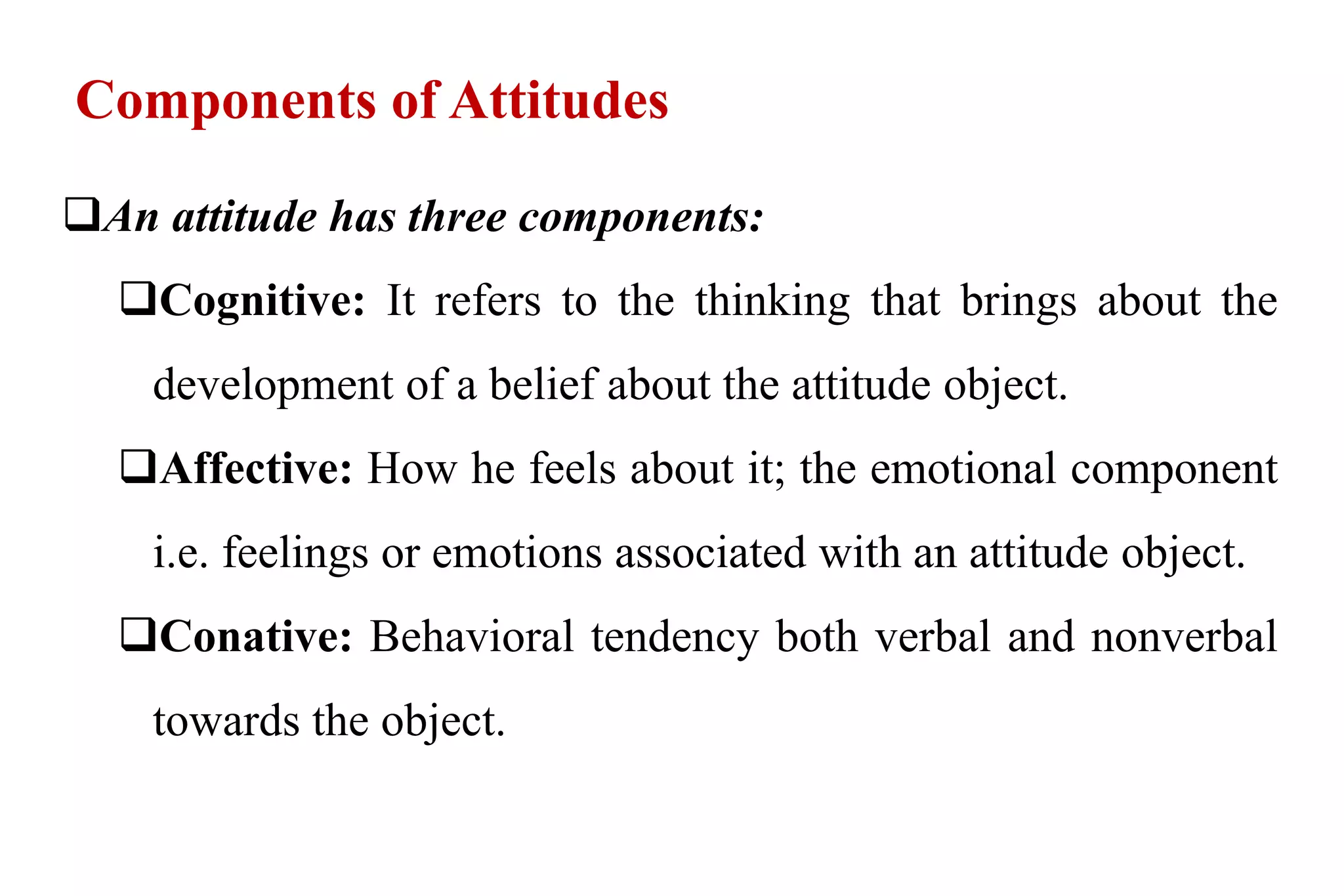 Attitude- Psychology | PPTX