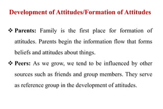 Attitude- Psychology | PPTX