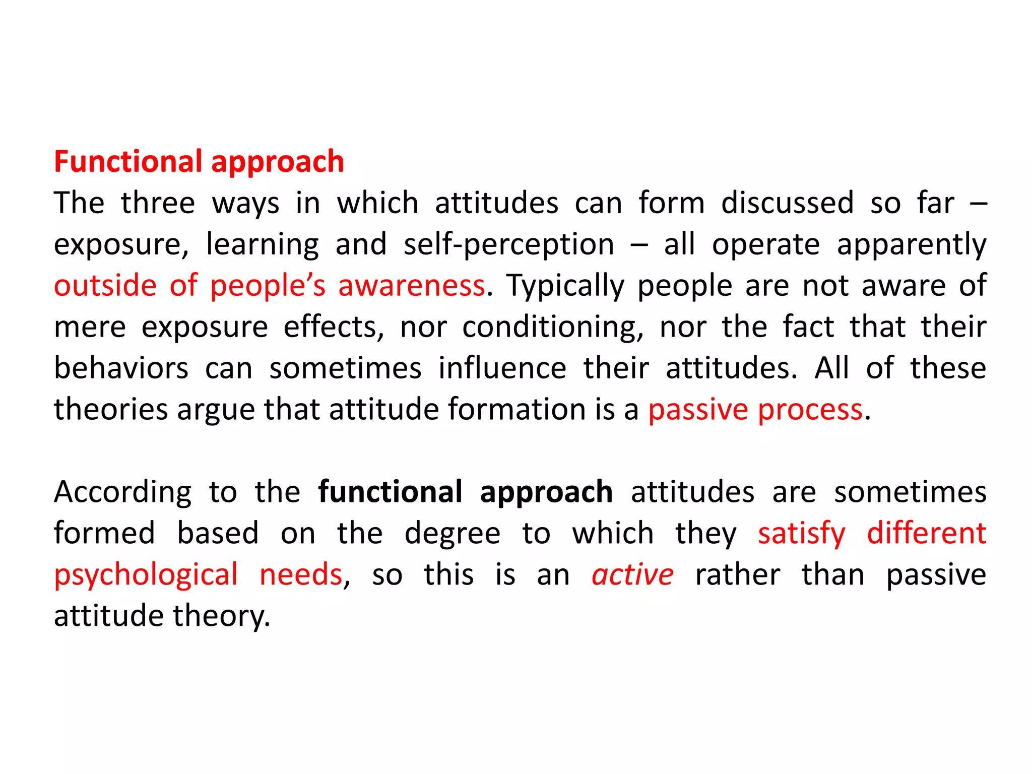 Attitude- Formation and Change | PPTX
