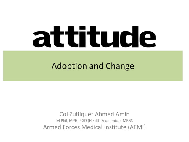Attitude- Formation and Change | PPTX