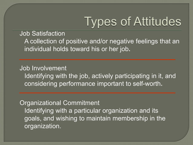 Attitude ob | PPTX | Career Advice | Careers