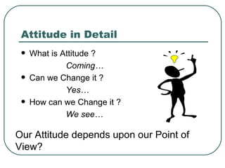 Attitude and Point of View | PPT