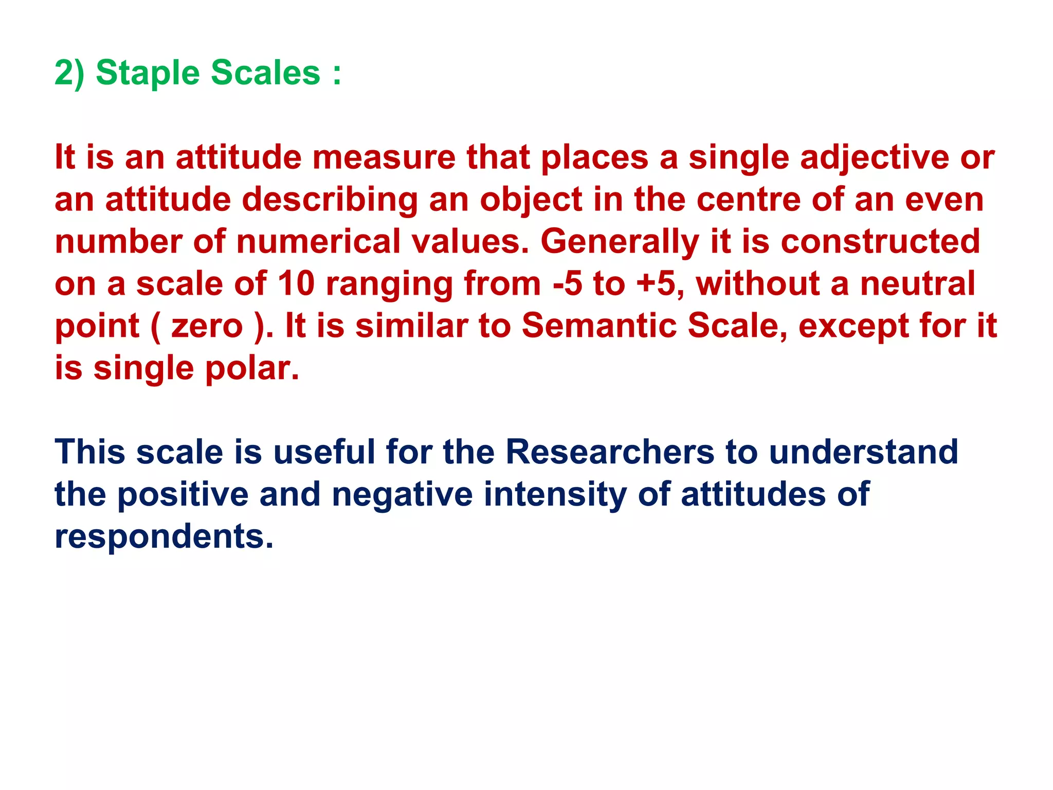 Attitude Scales | PPT