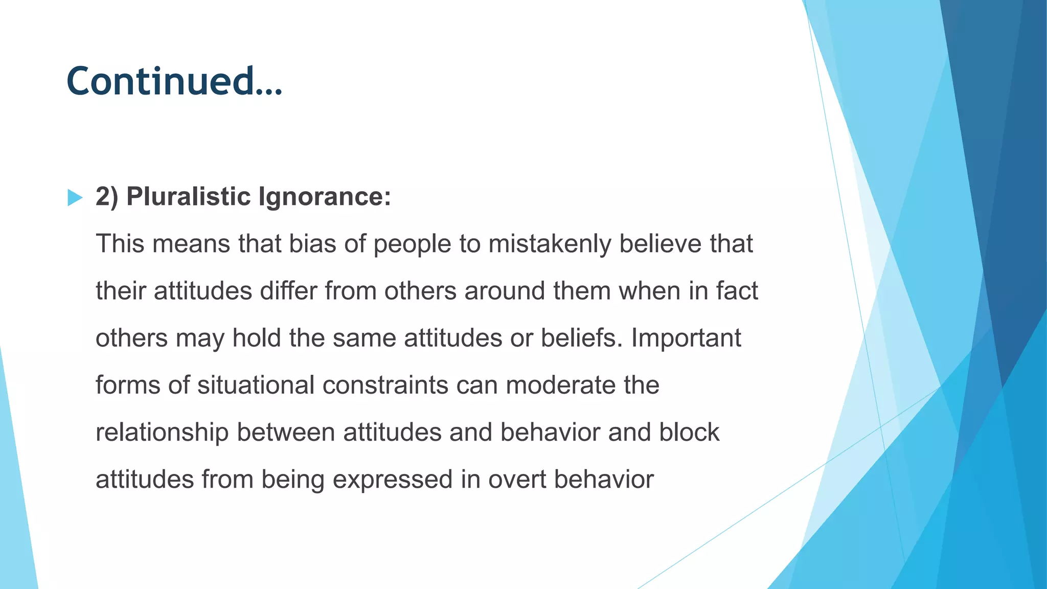 Attitude and behavior | PPTX