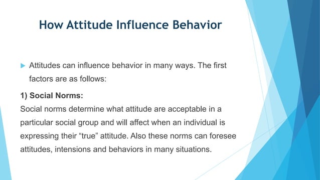 Attitude and behavior | PPTX | Family and Relationships