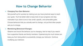 Attitude and behavior | PPTX