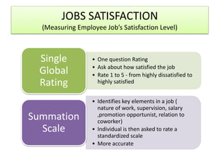 Attitude, Jobs satisfaction and organizational commitment | PPTX