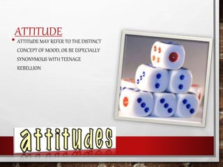 Attitude and perception | PPTX