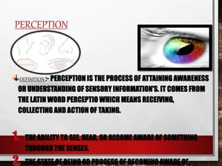 Attitude and perception | PPTX