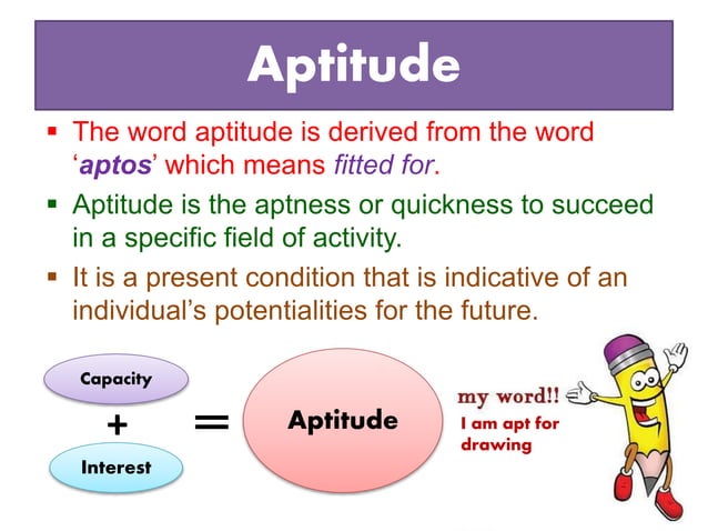 Attitude, Aptitude and Interest | PPTX | Mental Health | Diseases and Conditions