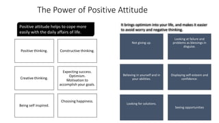 Attitude as path to growth - entrepreneurship series | PPT