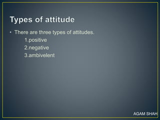 Attitude and releted theories | PPT