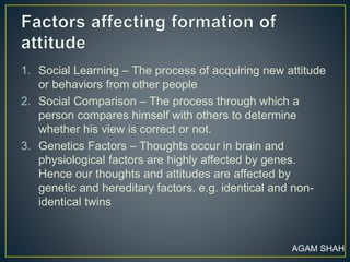 Attitude and releted theories | PPTX