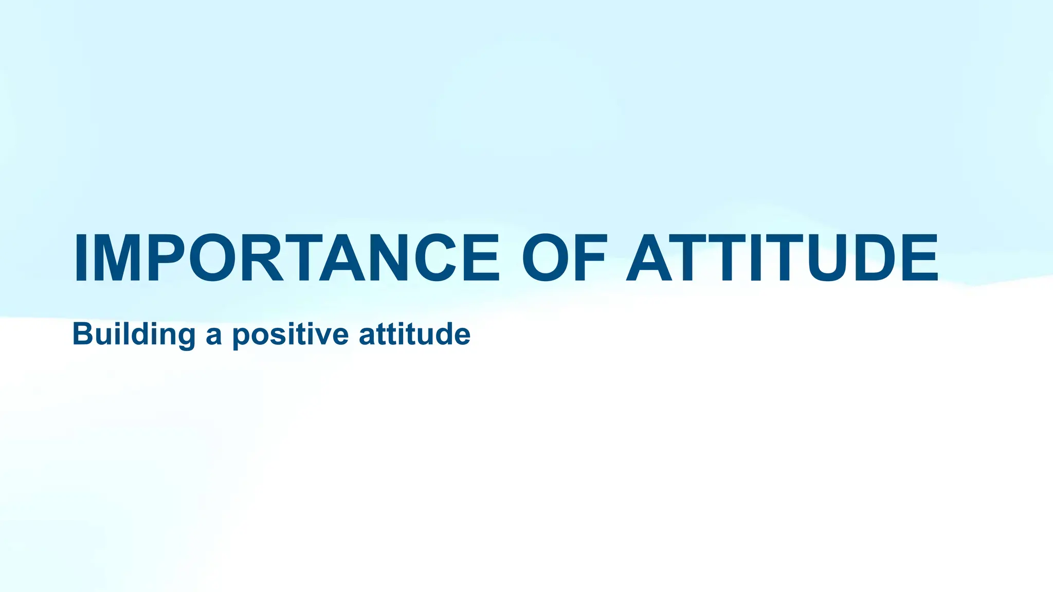 ATTITUDE CHANGE.ppt | Career Advice | Careers