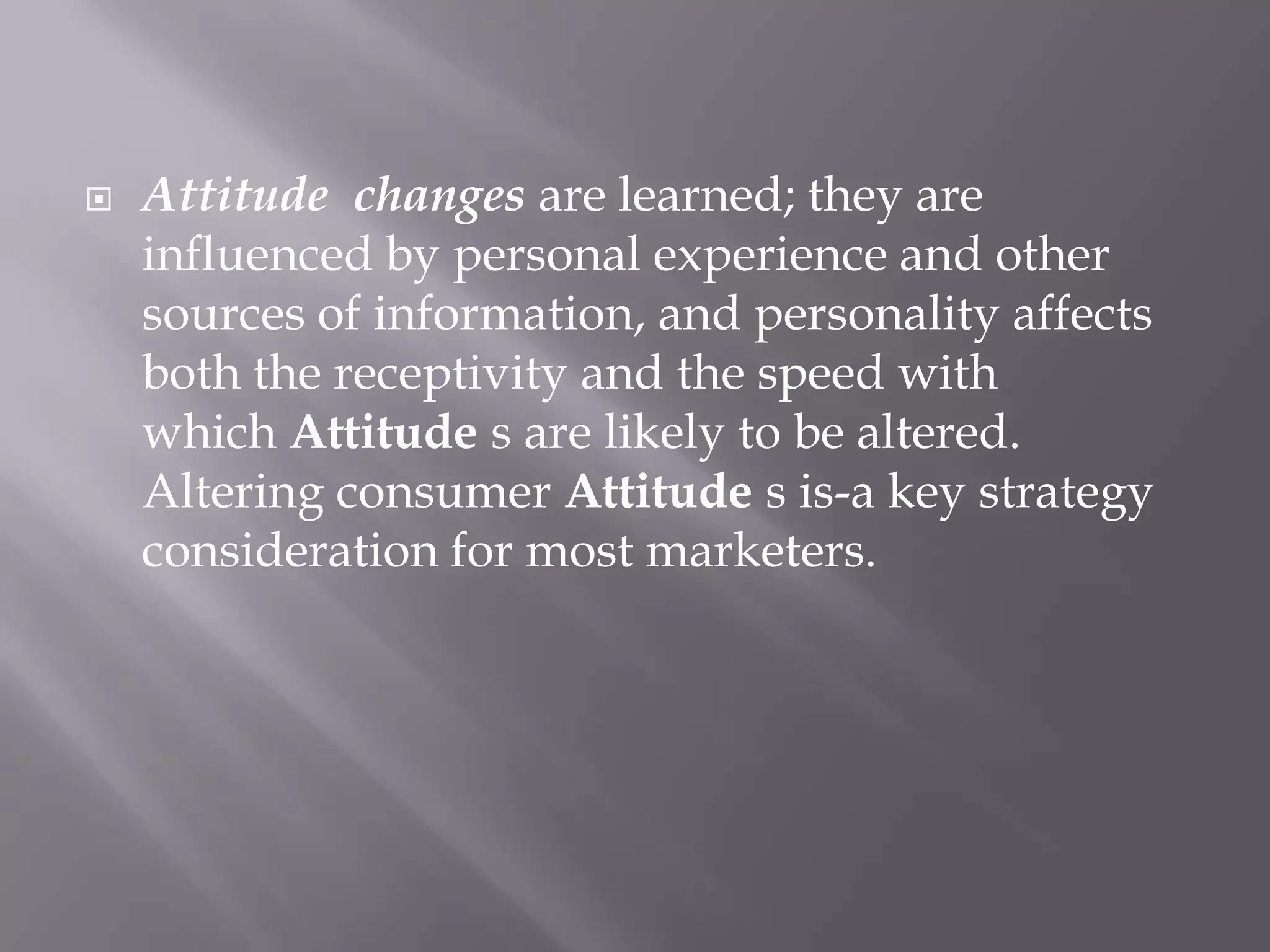 Attitude change strategies 1 | PPTX