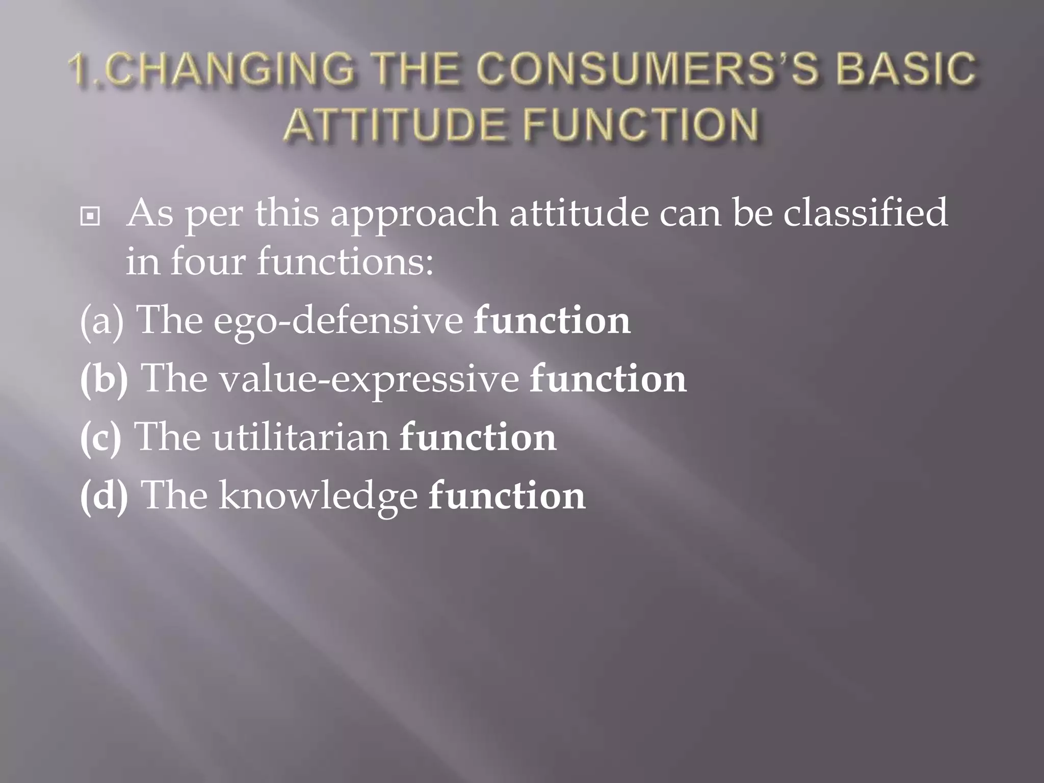 Attitude change strategies 1 | PPT