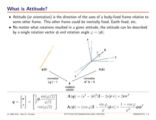 Attitude Determination & Control Technical Training Course Sampler | PDF