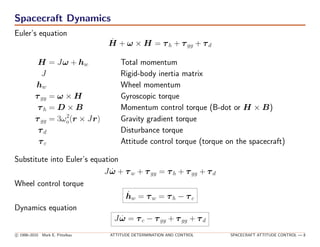 Attitude Determination & Control Technical Training Course Sampler | PPT