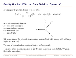 Attitude Determination & Control Technical Training Course Sampler | PPT