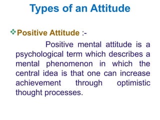 Attitude development | PPT