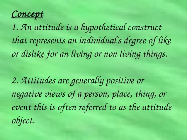 Attitude development | PPT