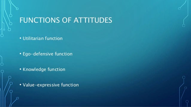 Attitude formation